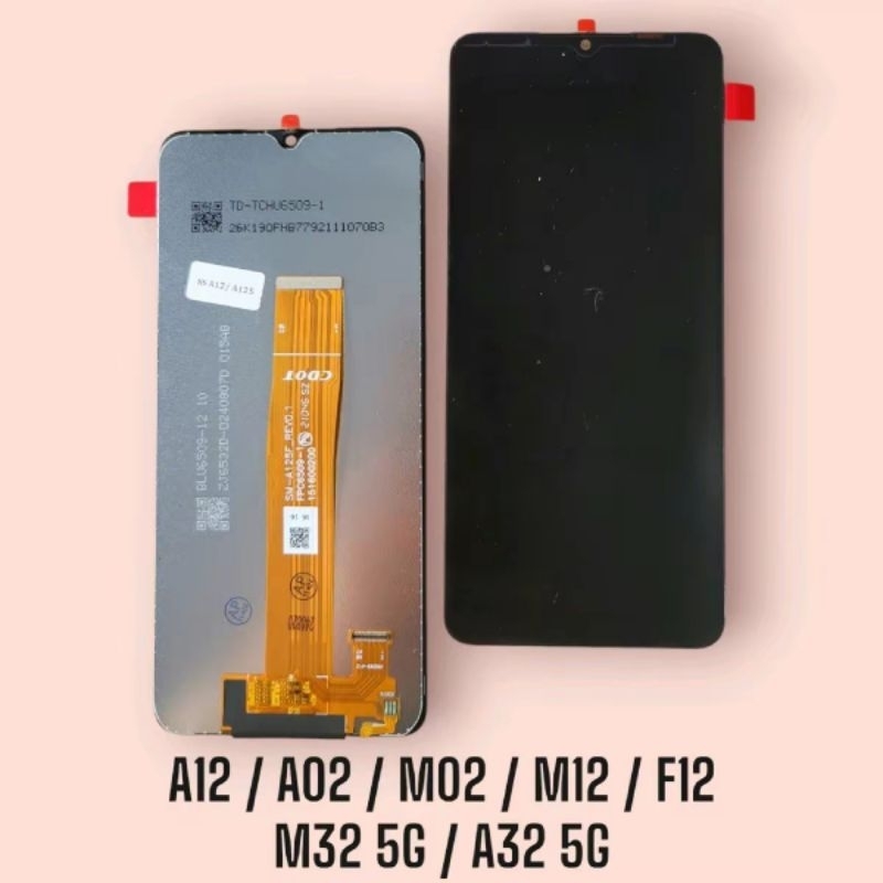 Màn hình LCD thay thế cho Sam A12 / A02 - Cáp A125F/ Cáp A127F/ Cáp ...