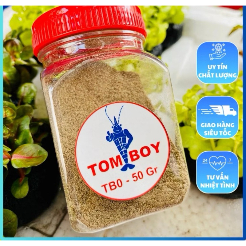 Cám Tomboy Dạng Chìm T 0,Tb1, Tb2, 50g, Cho Cá Cảnh, Cá Thủy Sinh, Tép ...