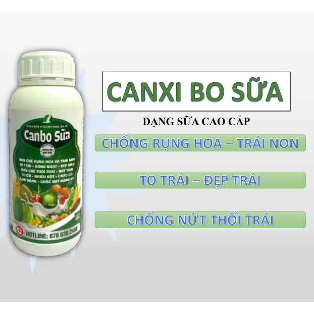 PHÂN BÓN CANXI BO SỮA CHAI 500ML. | Shopee Việt Nam