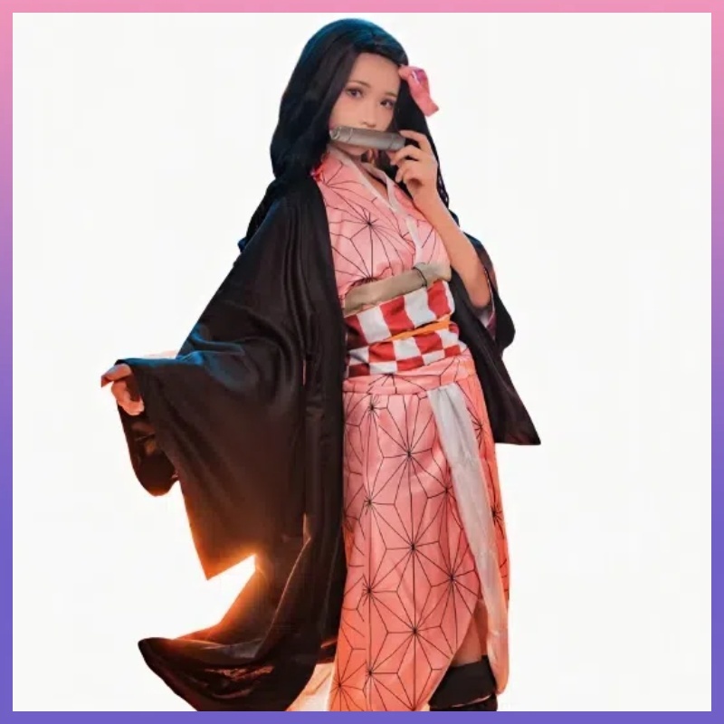 Nezuko Cosplay Anime Demon Slayer Kimetsu No Yaiba Trang Phục Hóa Trang ...