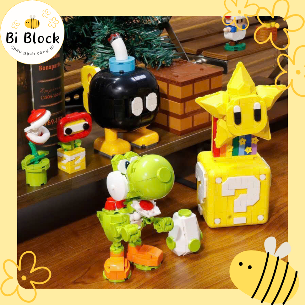 [HÀNG MỚI VỀ] Bộ lắp ráp building blocks Su per Ma rio Trò chơi Game ...