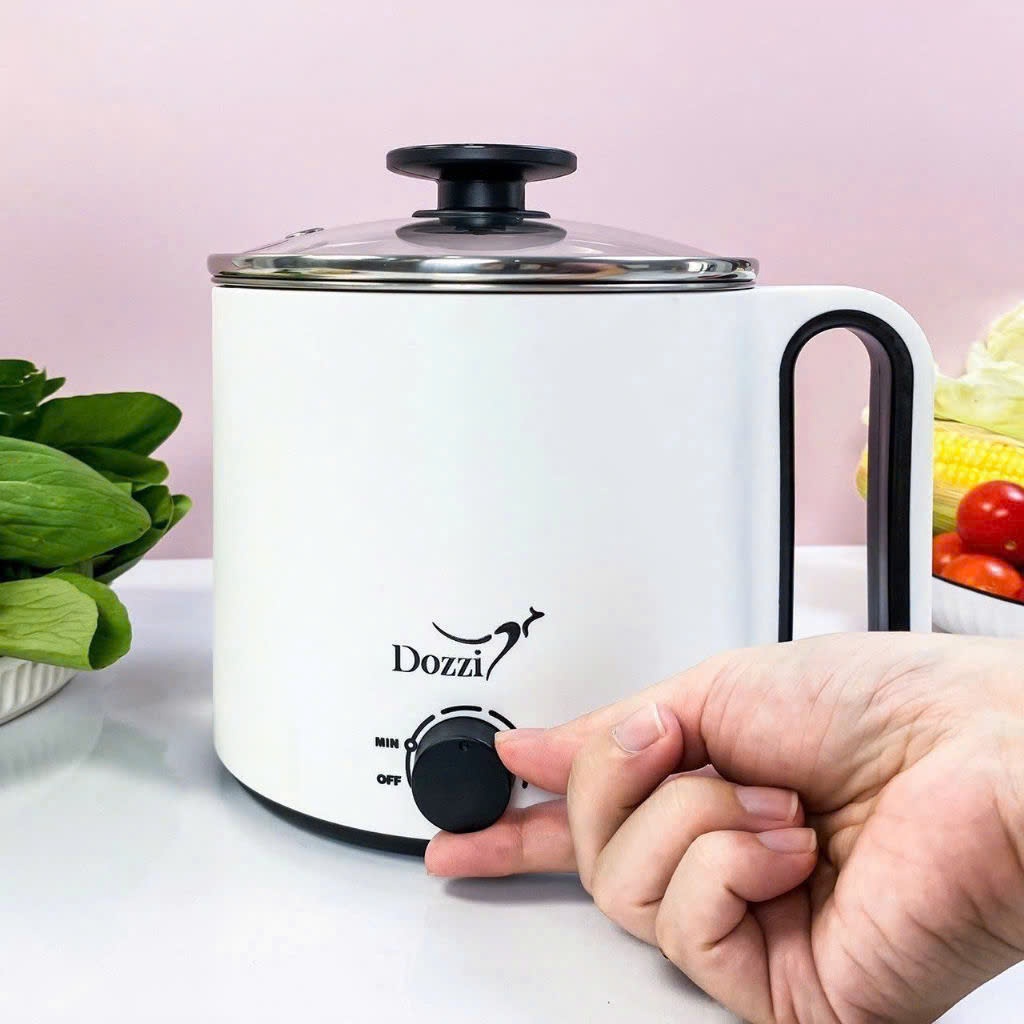 Nồi Lẩu Điện Đa Năng, Ca Nấu Mì Mini Dozzi 1.5L DZE128W Tiện Lợi ...
