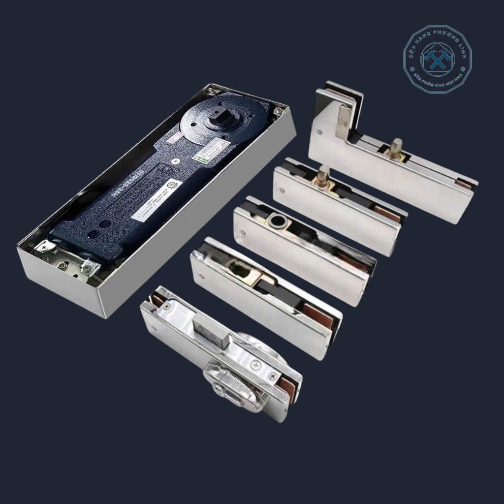 (Đầy đủ) Phụ kiện cửa kính cường lực- Kẹp kính cường lực VVP FT10, FT20 ...