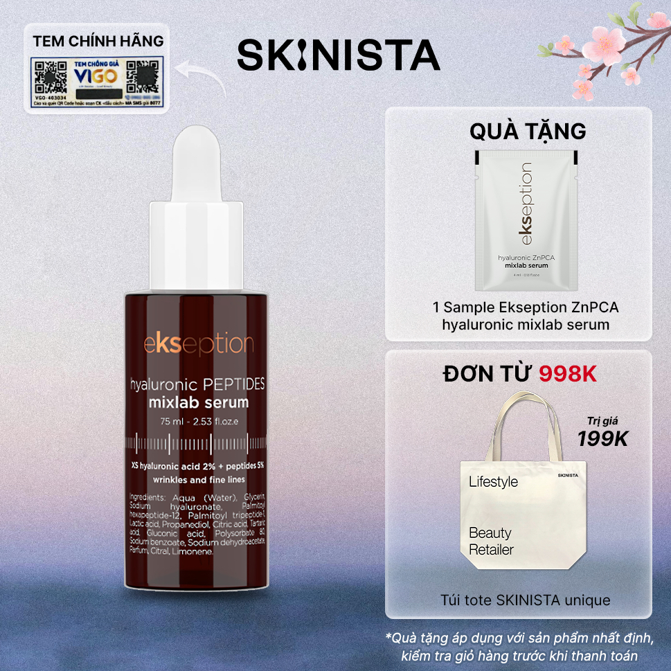 Tinh chất Hyaluronic PEPTIDES Ekseption Mixlab Serum 75ml | Shopee Việt Nam