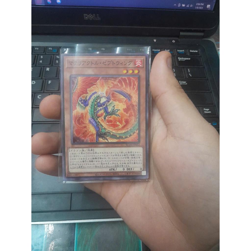[ 20250108 ] Thẻ bài Yugioh chính hãng Materiactor Zeptowing SUDA-JP012 | Shopee Việt Nam
