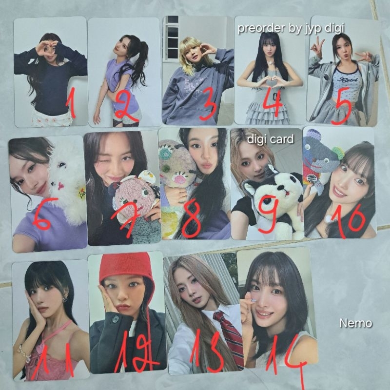 CARD TWICE STRATEGY NEMO DIGIPACK CHÍNH HÃNG NAYEON SANA JEONGYEON ...