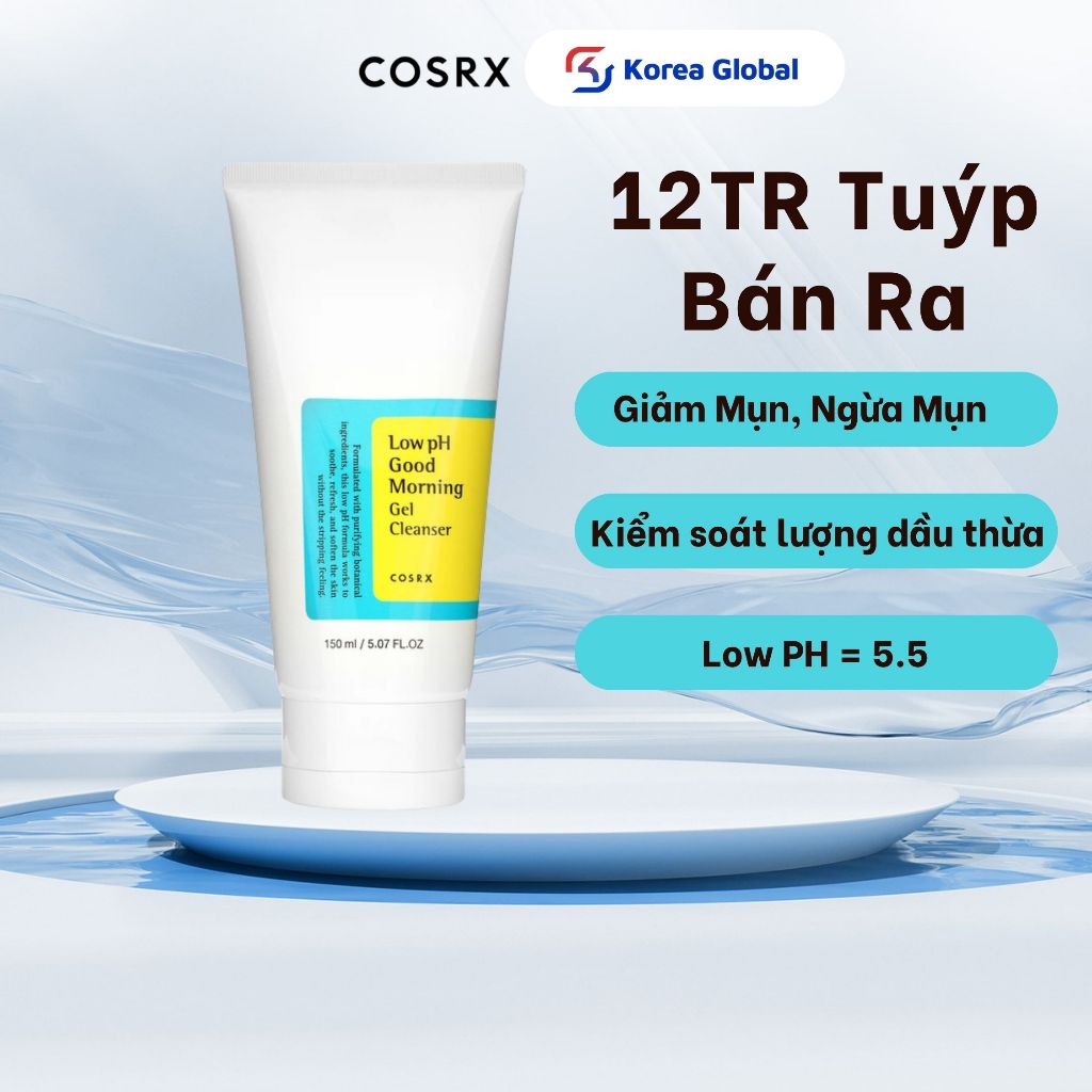 Sữa rửa mặt Gel tràm trà Cosrx Low pH Good Morning Gel Cleanser 150ml ...