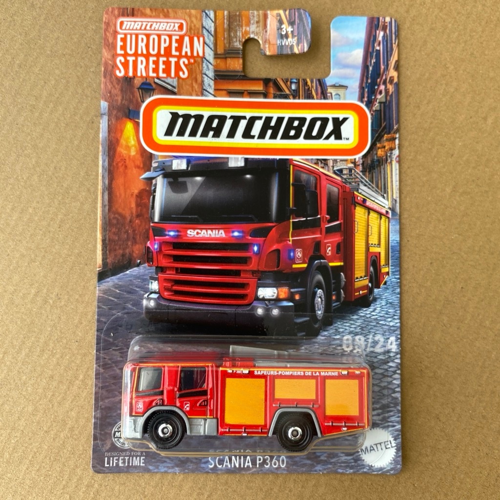 Xe mô hình cứu hoả Matchbox Scania P360 Firefighter Truck, chính hãng ...
