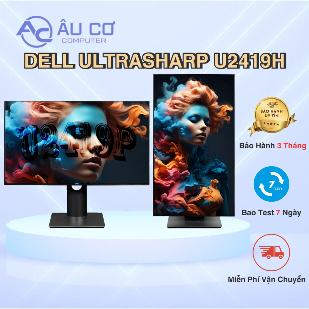 [GIẢM SỐC] Màn Hình Dell Ultrasharp U2419H 24 inch FHD/IPS Chuyên Đồ Họa - 99% - Bảo hành 06 ...