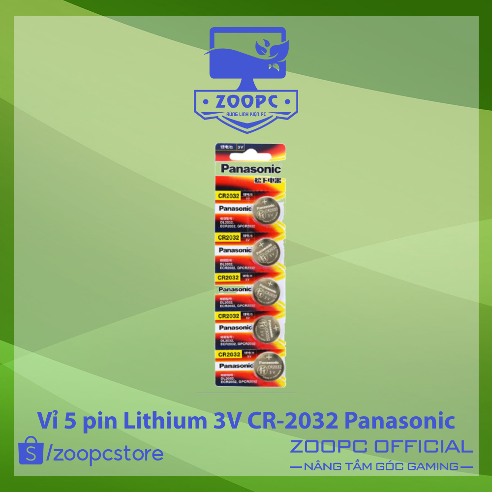 [SẴN GIAO NGAY] Pin lithium 3V CR2032, CR2016, CR1632, CR2025 Panasonic ...