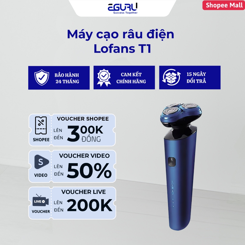 Máy Cạo Râu LOFANS T1 - Lựa Chọn Hoàn Hảo Cho Phái Mạnh - Hàng Chính Hãng | Shopee Việt Nam