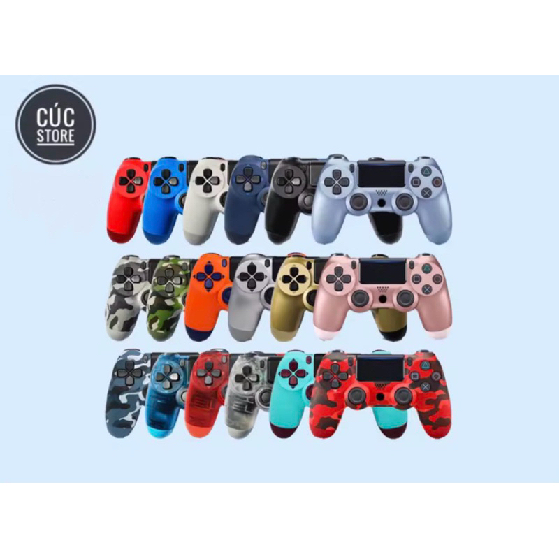 Tay cầm chơi game PS4 fat / slim / pro 2ND nhiều màu hàng zin xịn ...