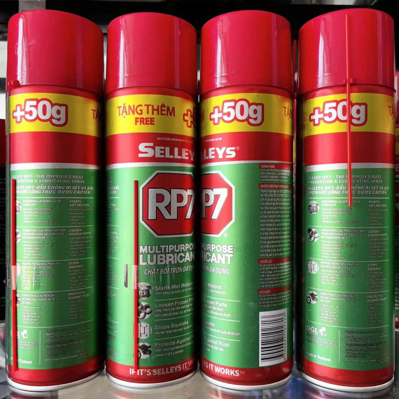 Chai xịt RP7 chống rỉ sét và bôi trơn 175g 350g đa năng chuyên dụng ...