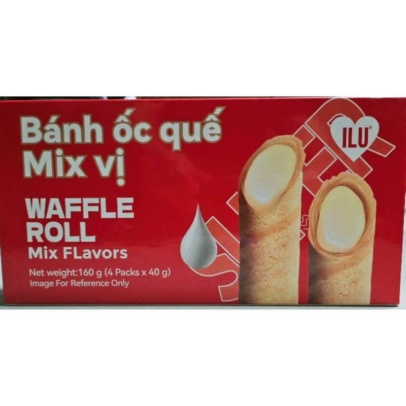 Bánh ốc quế ILU mix vị 4 trong 1 hộp 160g | Shopee Việt Nam