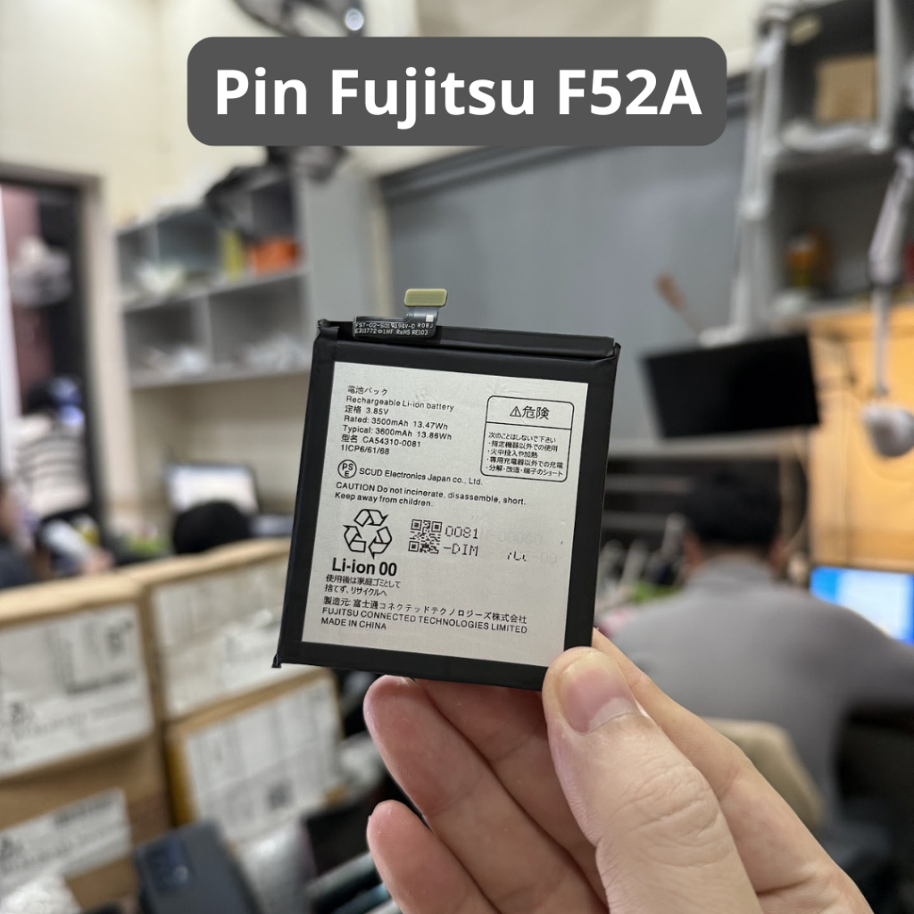 Pin Fujitsu F52A 3600mAh mới 100% | Shopee Việt Nam