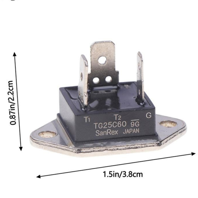 Triac TG25C60 / 600V25A cho máy nước nóng trực tiếp | Shopee Việt Nam