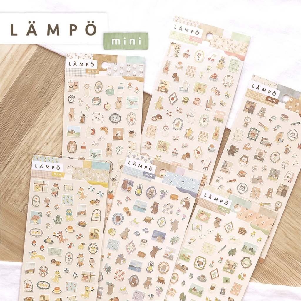 Sticker sheet Lampo Sticker Mini hãng Mindwave - Nhật Bản | Shopee Việt Nam