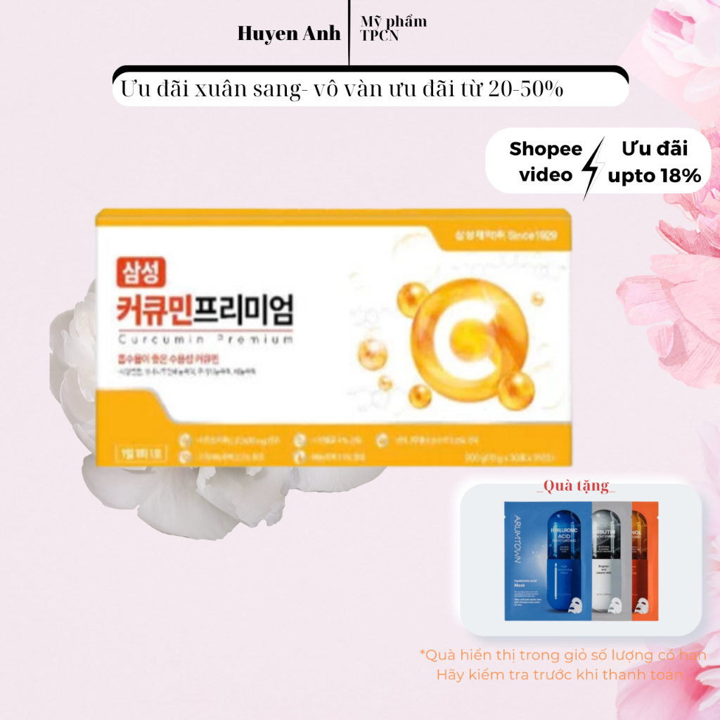 Siêu nghệ Nano Cao Cấp Samsung Curcumin Premium 90 Gói (bản mới ...