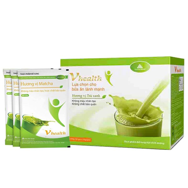 Bữa ăn dinh dưỡng Vhealth (vị trà xanh) / Cân đối vóc dáng | Shopee ...