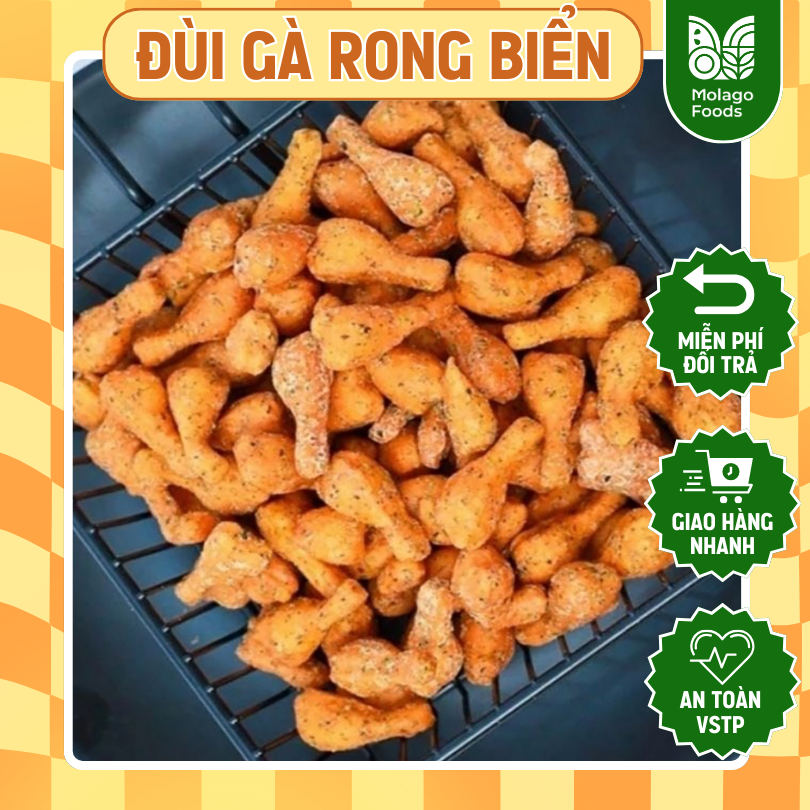 500gam đùi gà rong biển quẩy đùi gà rong biển giòn tan thơm ngon ăn vặt ...