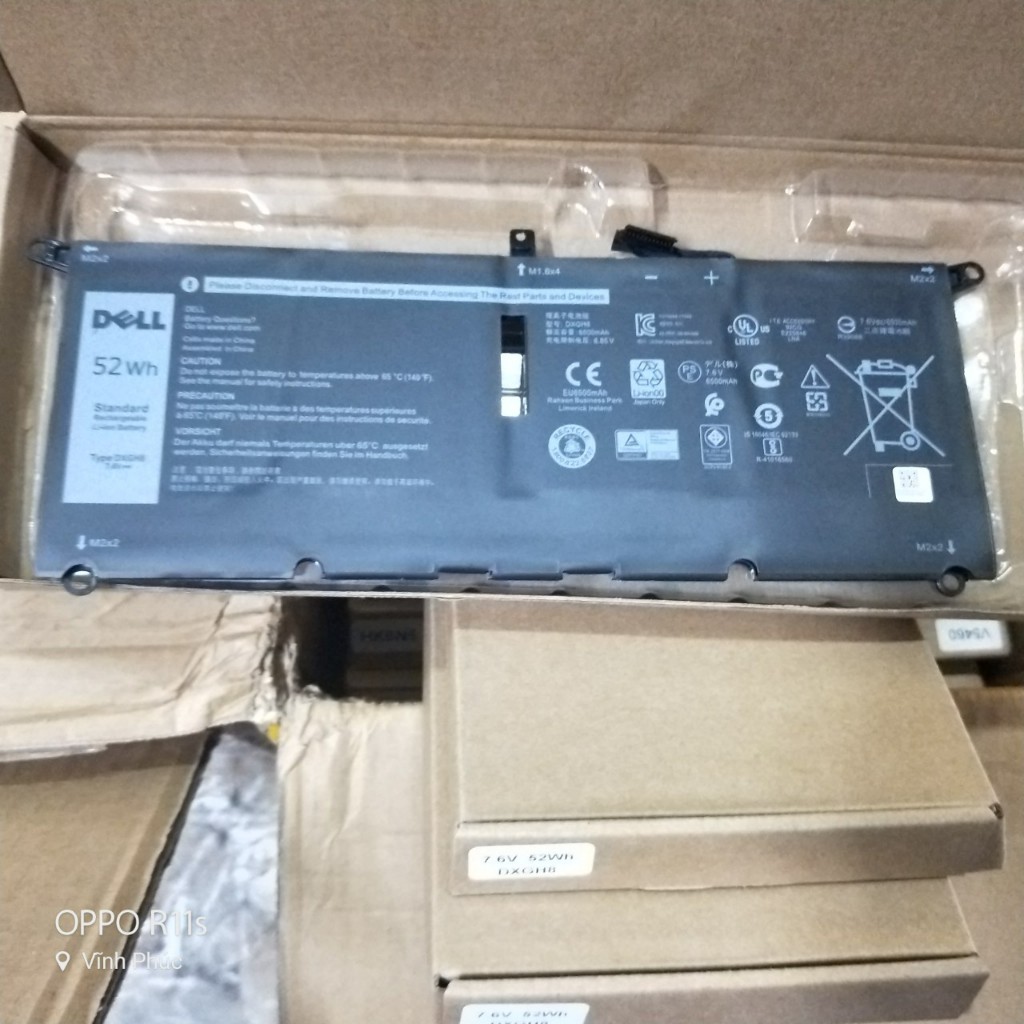 pin Dell Inspiron 5390 5391 7490, XPS 9370 9380, Vostro 5390 5391, Dell Latitude 3301 E3301 ...