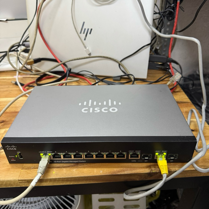 Switch Layer 3 Cisco Sg350 10 10 Port Gigabit Managed Switch Shopee