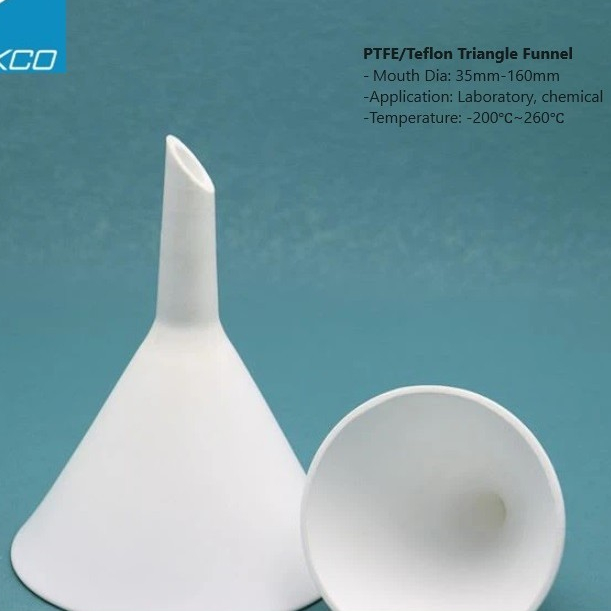 Phễu rót PTFE, PTFE Triangle Funnel, -200 ~ 260°C, đường kính 35mm ...