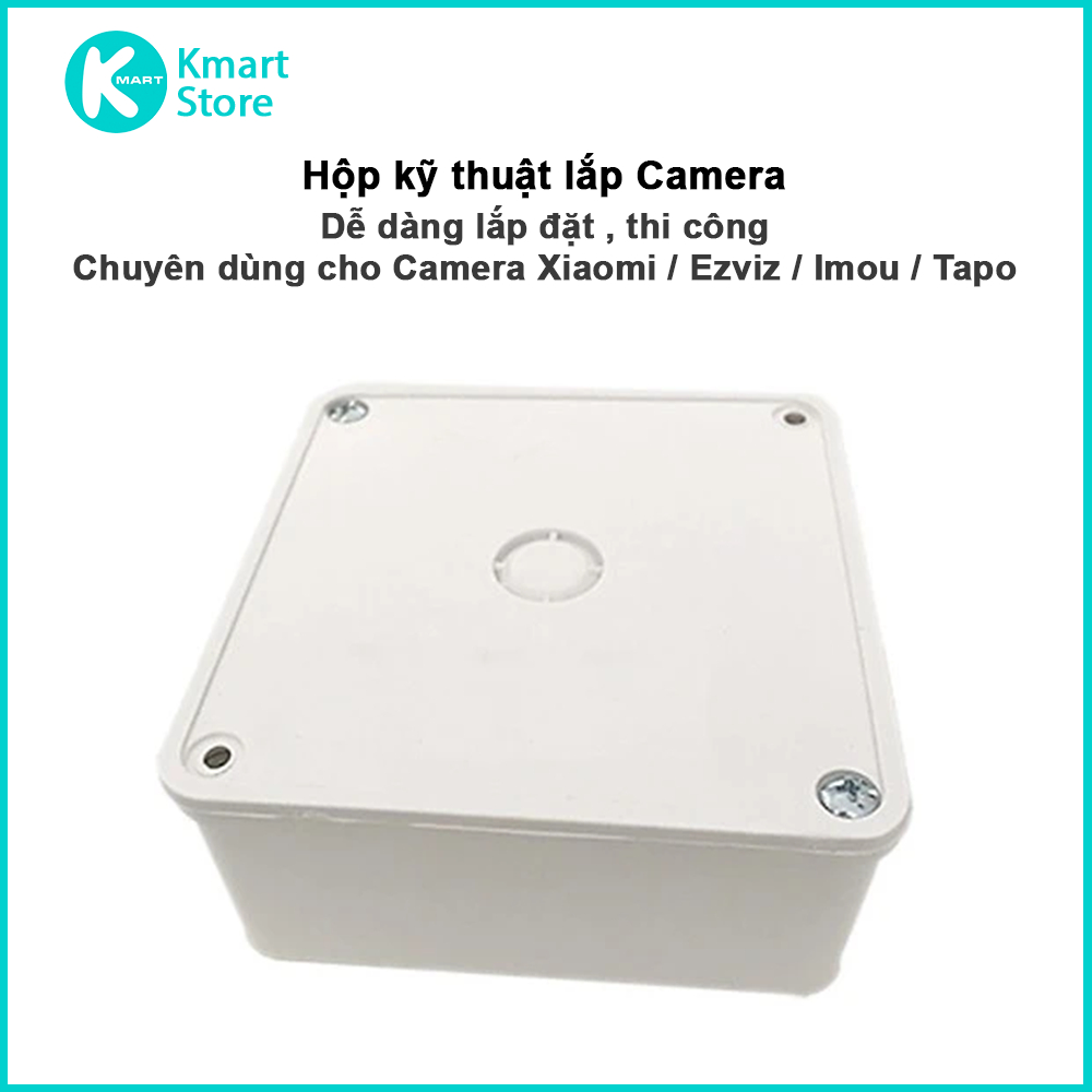 [12x12 cm] Hộp kỹ thuật lắp Camera | Phù hợp cho các dòng Camera Tapo ...