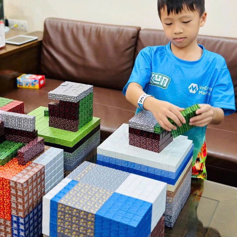 Đồ Chơi lắp ghép Nam Châm Từ Tính Minecraft,Block Minecraft Nam Châm ...