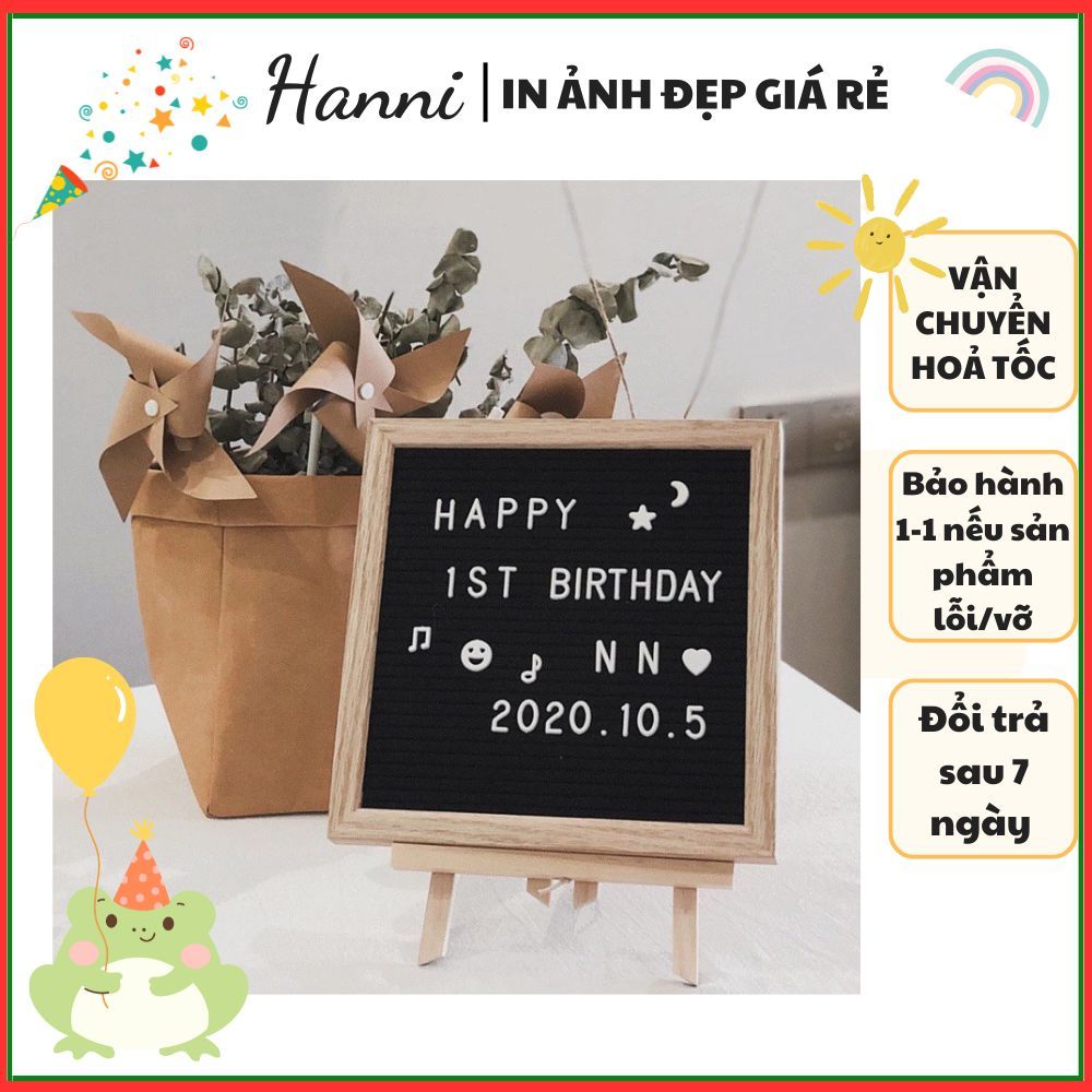 Bảng Gỗ Trang Trí sinh Nhật, Đầy Tháng, Decor Nhà Cửa kèm chữ số size ...