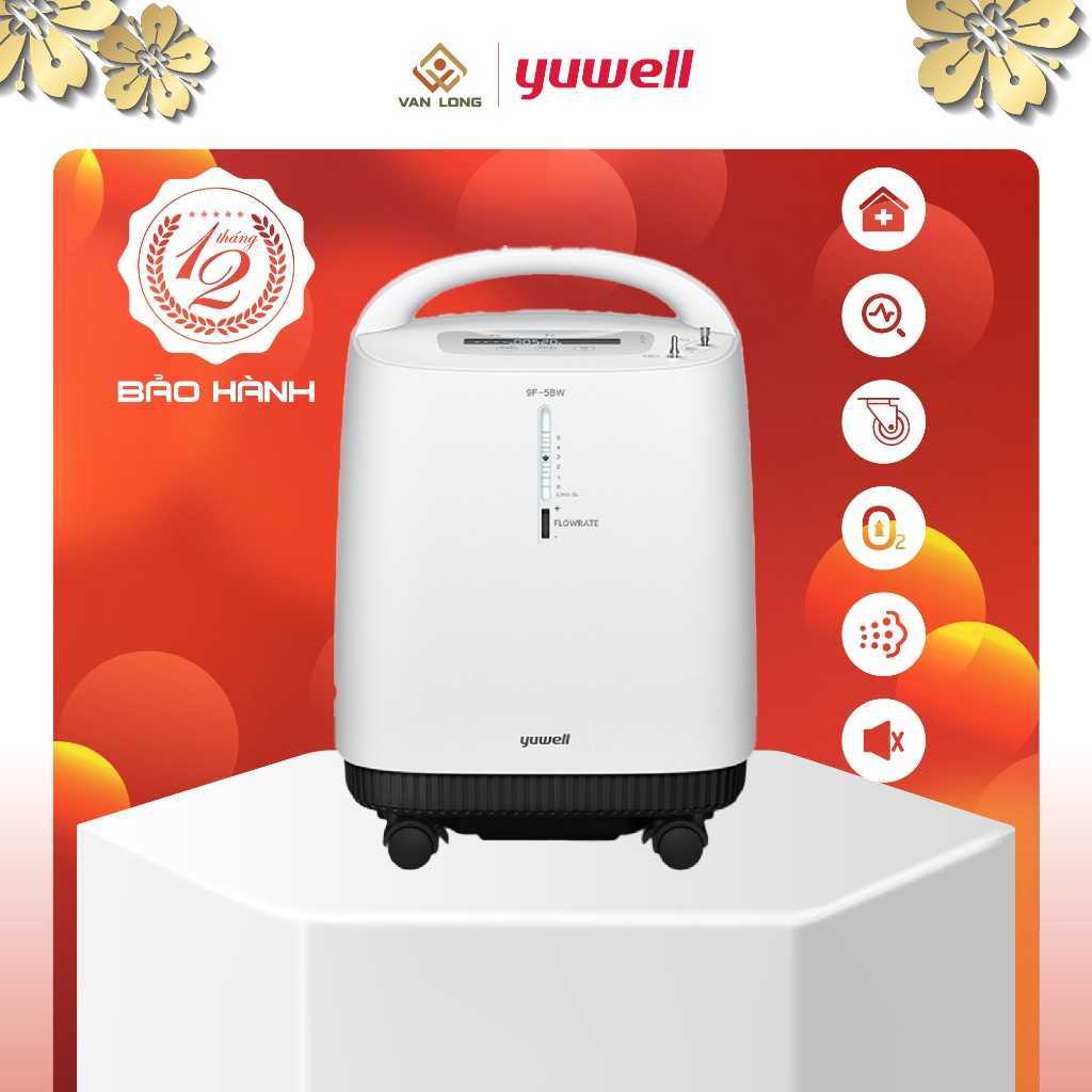 Máy tạo oxy Yuwell 9F-5BW Hỗ trợ các vấn đề hô hấp - Bảo hành chính hãng 12 tháng | Shopee Việt Nam