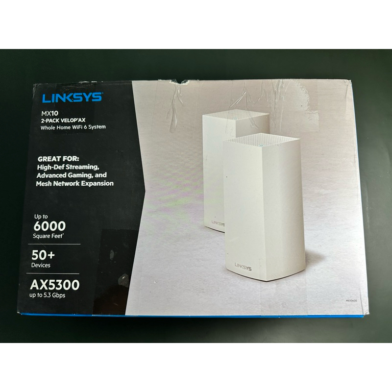 Bộ phát wifi Linksys velop mx10 ax5300 (2pack) - mesh wifi 6 (used ...
