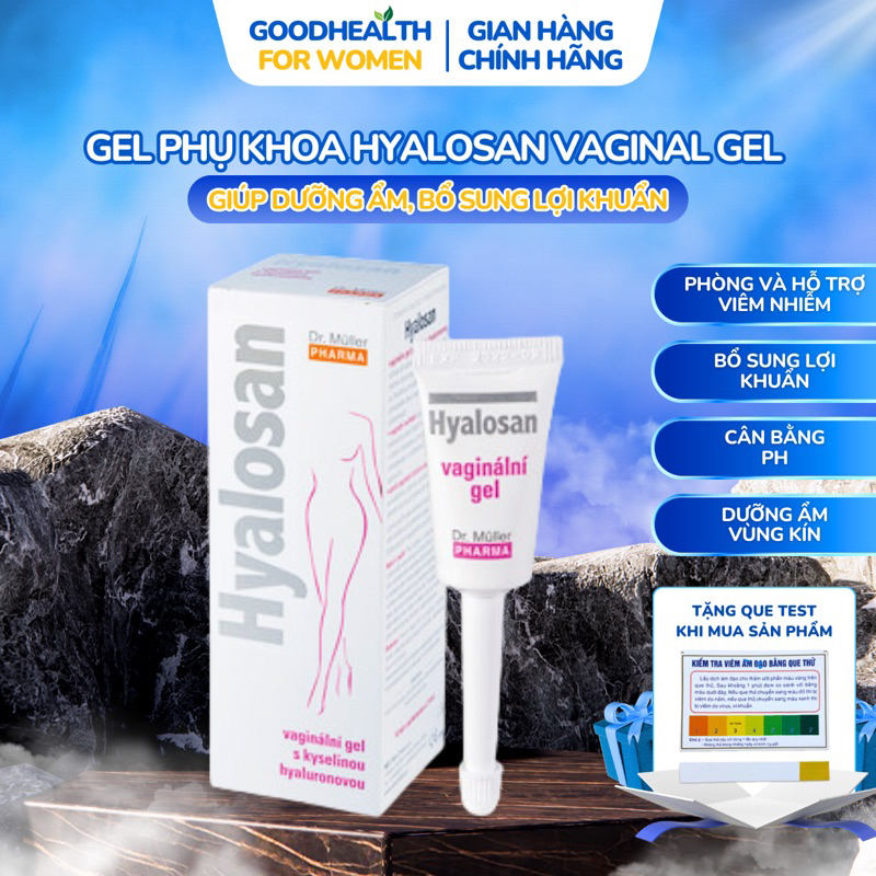 [SHOP MALL CHÍNH HÃNG] Tuýp lẻ Hyalosan Vaginal gel - Hỗ trợ đẩy lùi ...