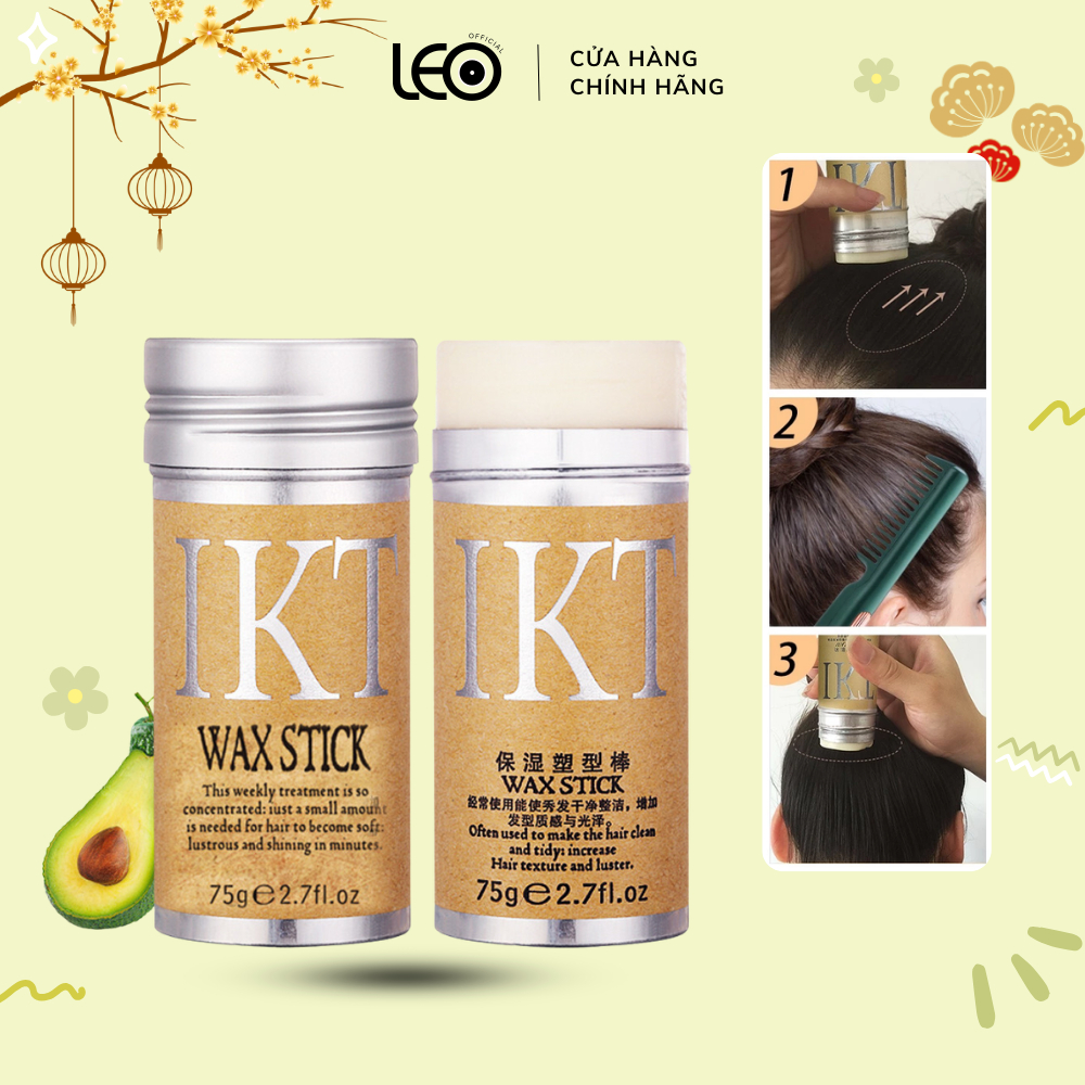 Sáp định hình & tạo kiểu tóc IKT Wax Stick dạng thỏi giữ nếp định hình ...