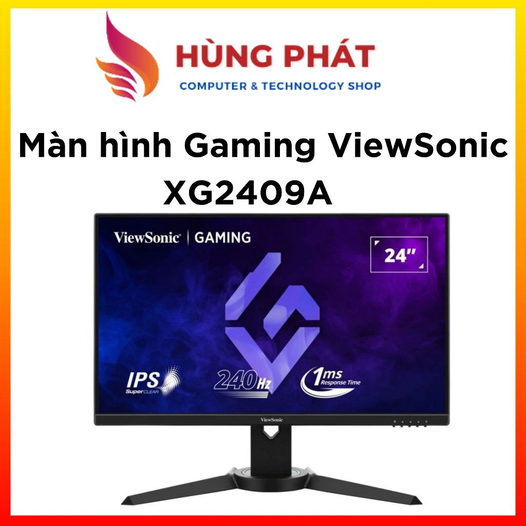 Màn Hình Gaming ViewSonic XG2409A (23.8 inch - IPS - FHD - 240Hz - 1ms ...