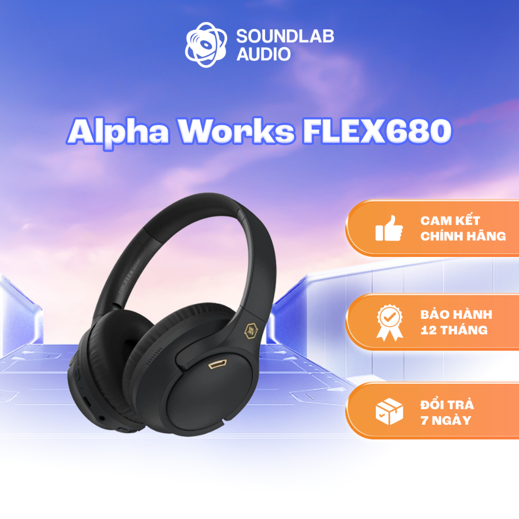 Tai nghe không dây chống ồn Alpha Works FLEX 680 - Hàng Chính Hãng | Shopee Việt Nam