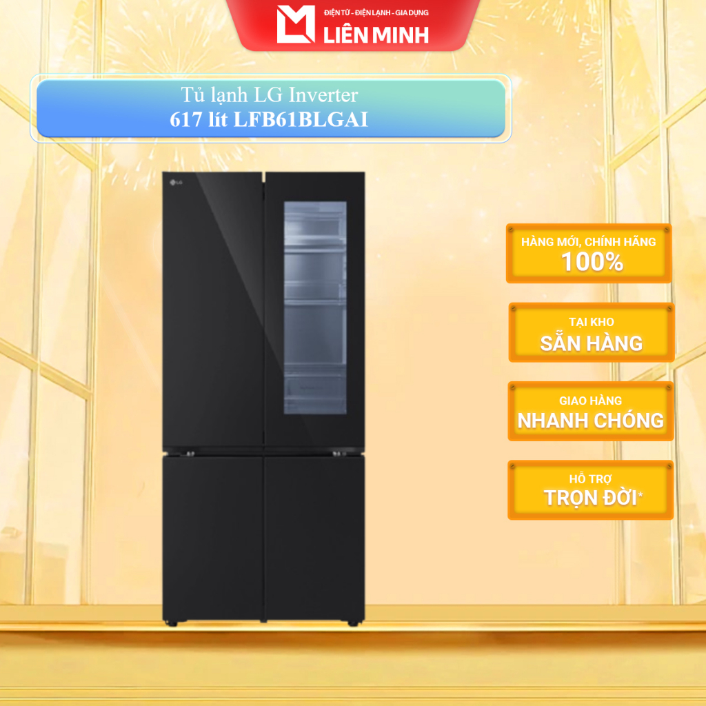 LFB61BLGAI - Tủ lạnh LG Inverter 617 lít Multi Door InstaView ...
