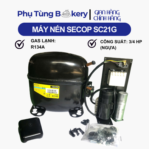 Máy nén Secop SC21G (R134A) 3/4 HP Hàng Chính Hãng Shop Phụ Tùng Ngành ...