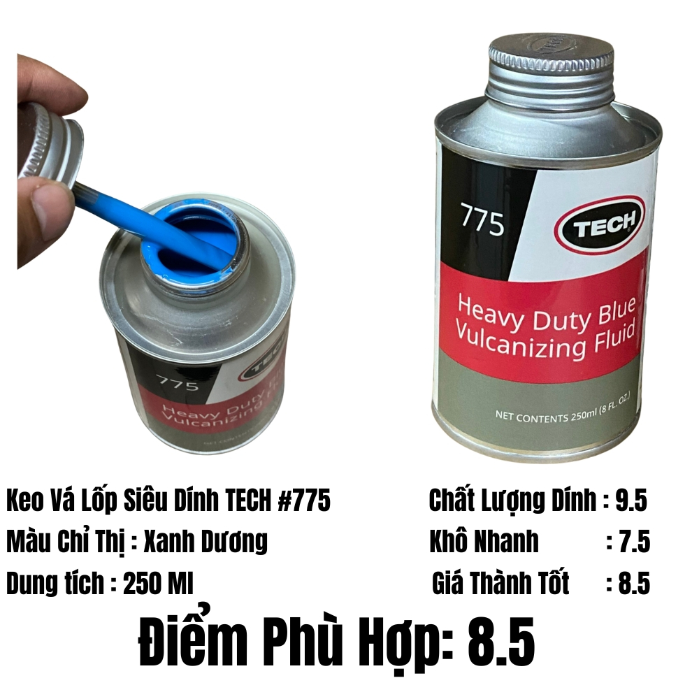Keo Vá Lốp Chuyên Dụng TECH #760 và TECH #775. Nhập Khẩu Chính Hãng | Shopee Việt Nam