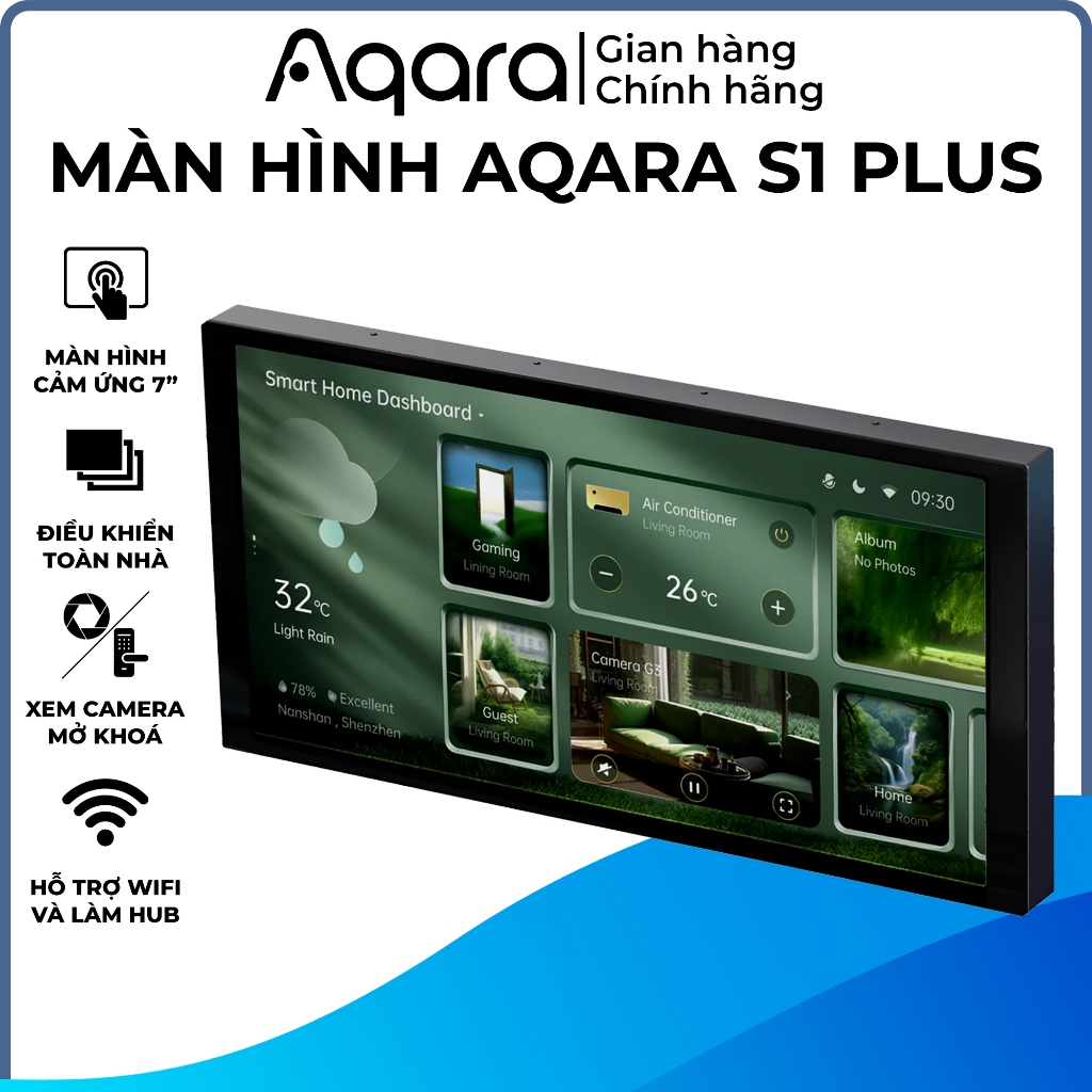 Màn hình Aqara S1 Plus 7 inch bản Quốc Tế MP-K01D, Điều khiển thiết bị toàn nhà, Hỗ trợ xem ...