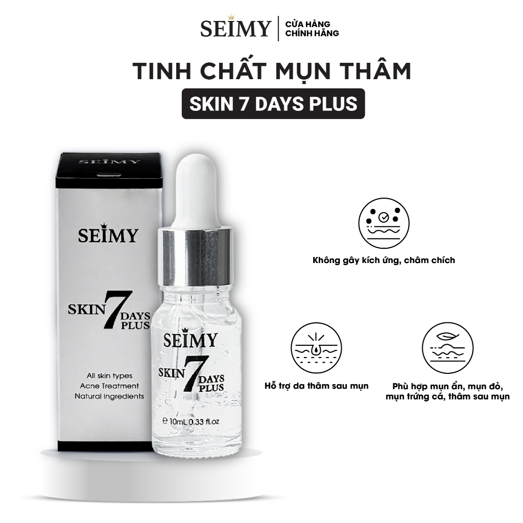 Tinh Chất Chấm Mụn Thâm Seimy - Skin 7 Days Plus 10ml | Shopee Việt Nam