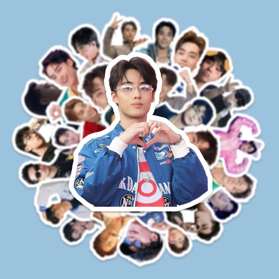 Set 40 sticker Idol Hải Đăng Doo HiDaDoo chống nước trang trí đa năng ...