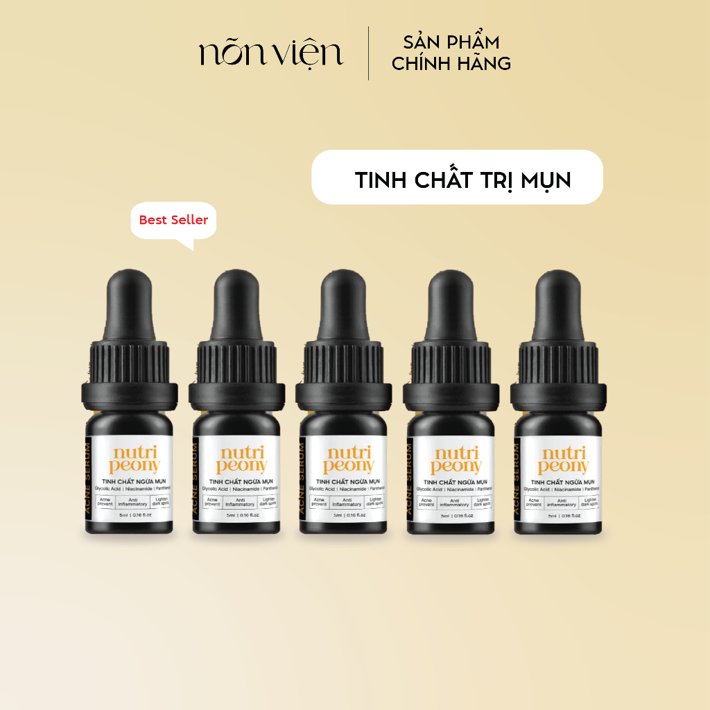 5 Hộp Tinh chất Serum Giảm mụn Nutri Peony 5ml - [Hàng Chính Hãng ...