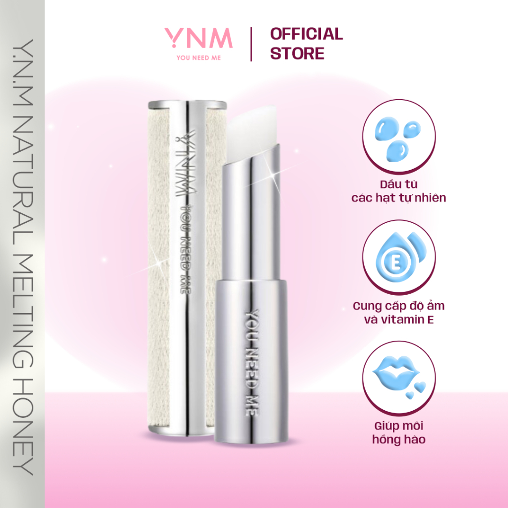 [Chính Hãng] Son Dưỡng Mật Ong Không Màu YNM Natural Melting Honey Lip Balm 3g - YNM OFFICIAL ...