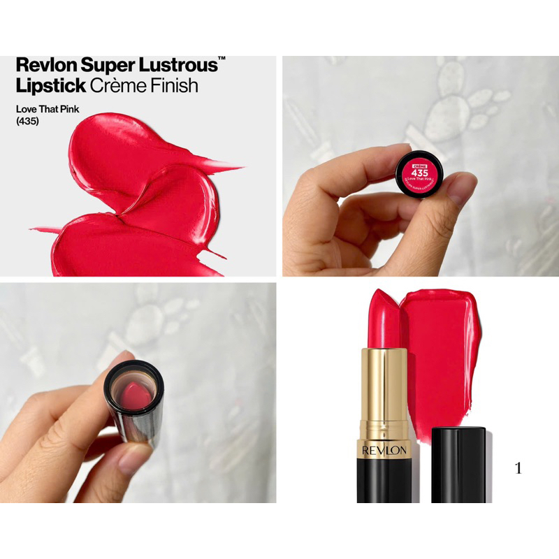 [Auth] [USA] Son Revlon Super Lustrous Lipstick chính hãng Mỹ | Shopee ...