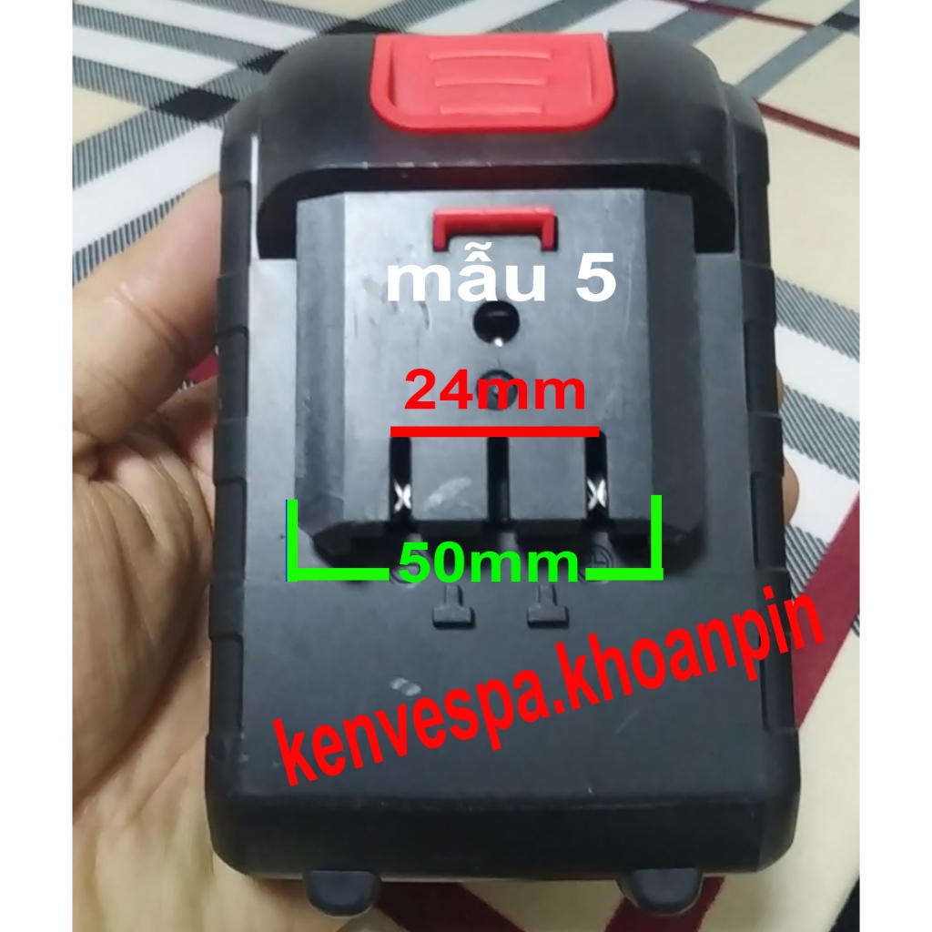 vỏ và mạch pin 5 cell -21v chân pin máy khoan trung quốc | Shopee Việt Nam