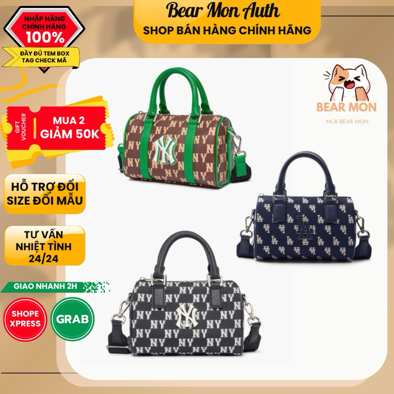 Túi Trống MLB Classic Monogram Jacquard Boston Bag S Boston Red Sox ...