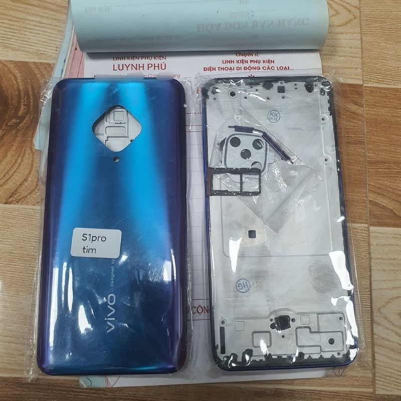 Vỏ vivo s1 pro có khung sườn kính camera khay sim bao test | Shopee ...