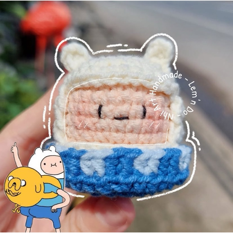 Móc khoá len finn mini (handmade100%) | Shopee Việt Nam