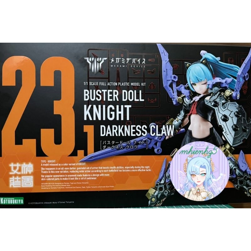 Mô hình lắp ráp Megami Device Buster Doll Knight Darkness Claw | Shopee ...
